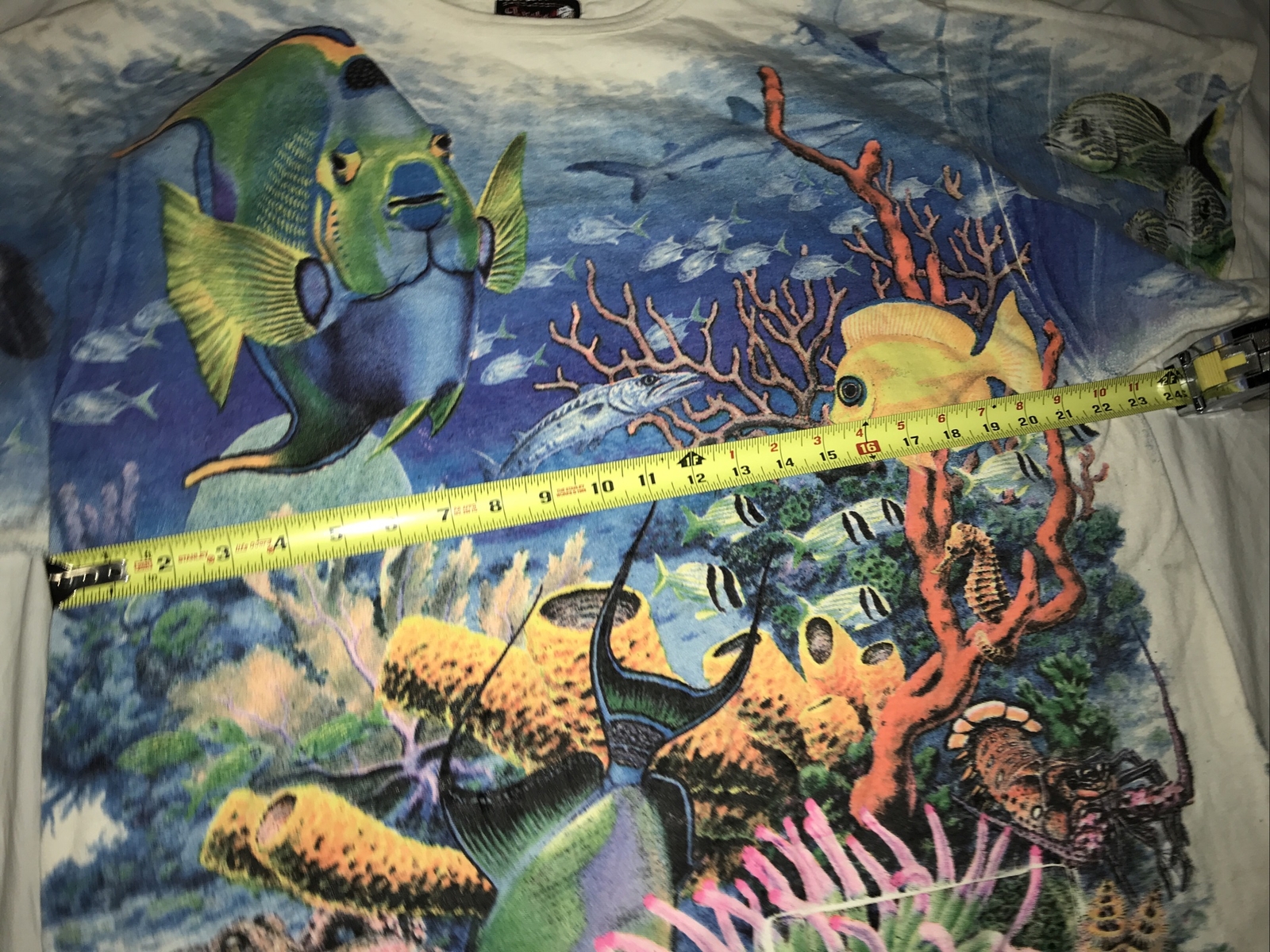 Men’s Vintage 1990s Single Stitch Coral Reef T-shirt … - Gem