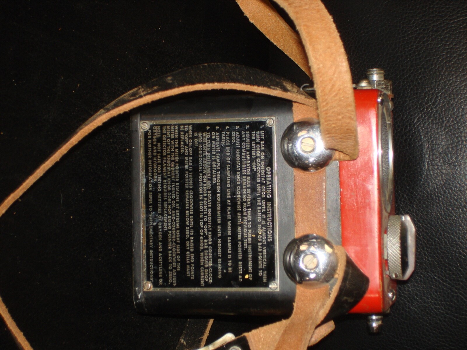 MSA EXPLOSIMETER LEADED GASOLINE INDICATOR MODEL 5 | eBay