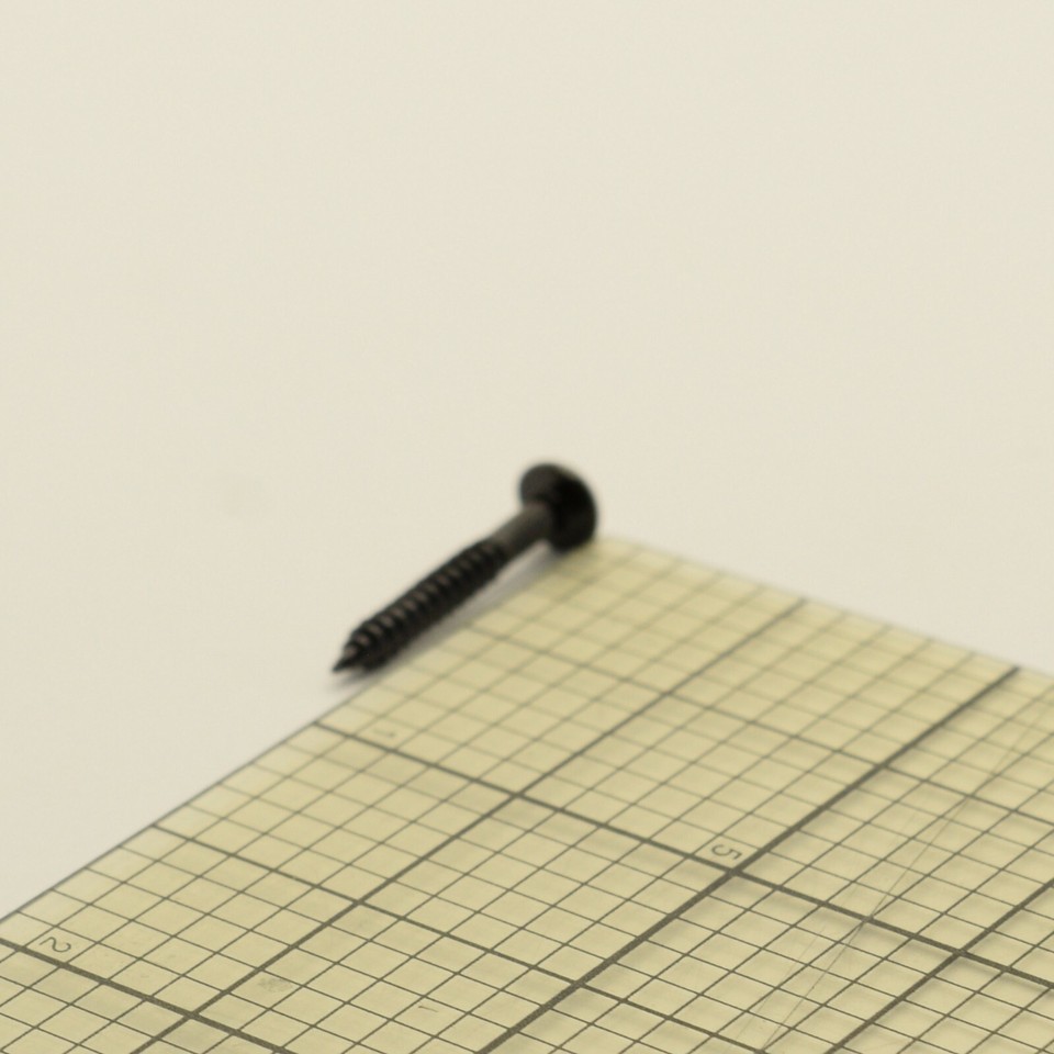 Black Steel Control Plate and Dog Ear P90 Screws 2.5mm x 19.5mm | eBay