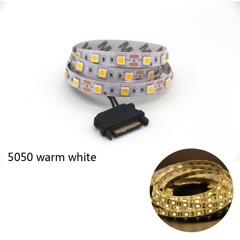 5050 RGB LED Strip tape Light PC Sata Computer Case Full Kit RF Remote ...