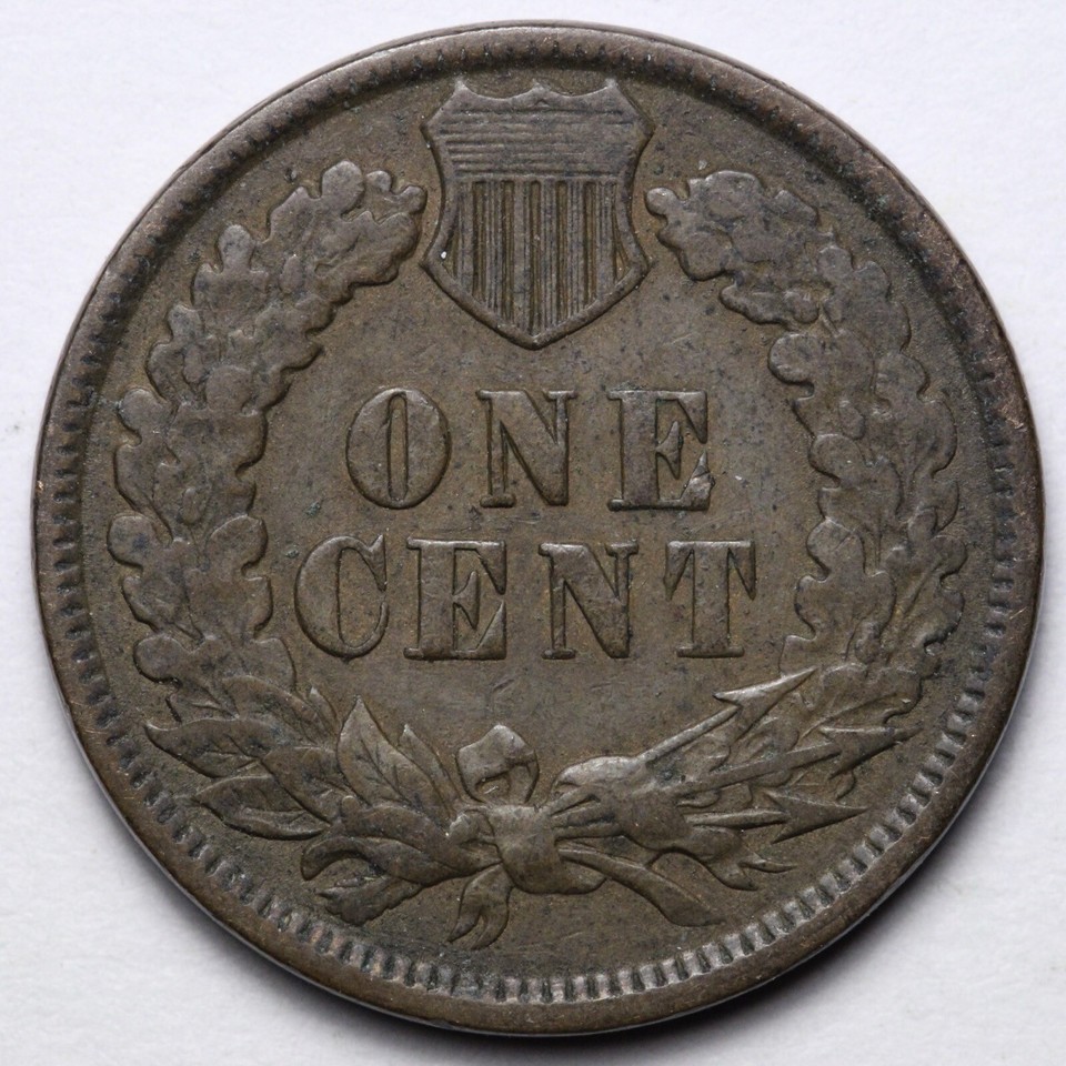 1889 Indian Head Cent Penny VF E164 T | eBay