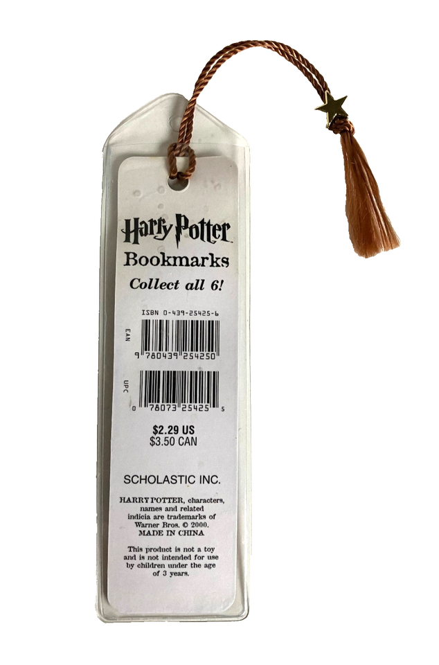 Harry Potter Vintage Scholastic Bookmark: GRINGOTTS CART RIDE ...