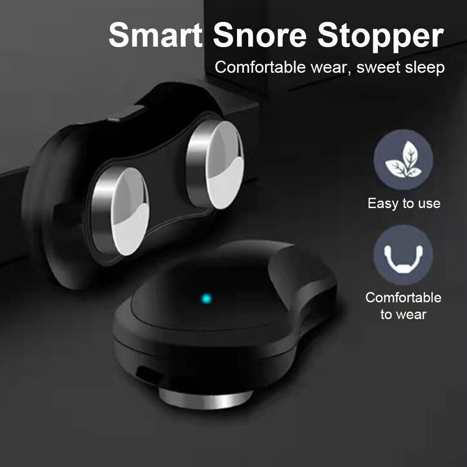 Anti Snoring Device Sleep Aid Smart Snore Stopper Electric Stop Snoring ...