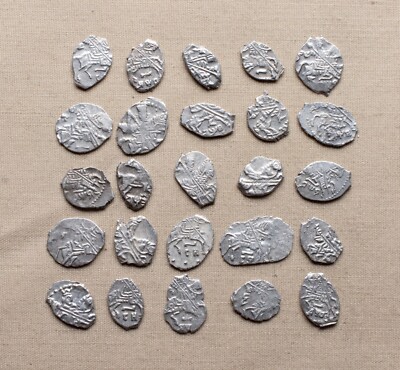 Peter I * 1682-1725 LOT 25 SELECTED COINS Silver Kopek SCALES №22 | eBay