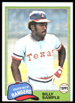 1981 Topps Billy Sample #283 Texas Rangers DSK | eBay