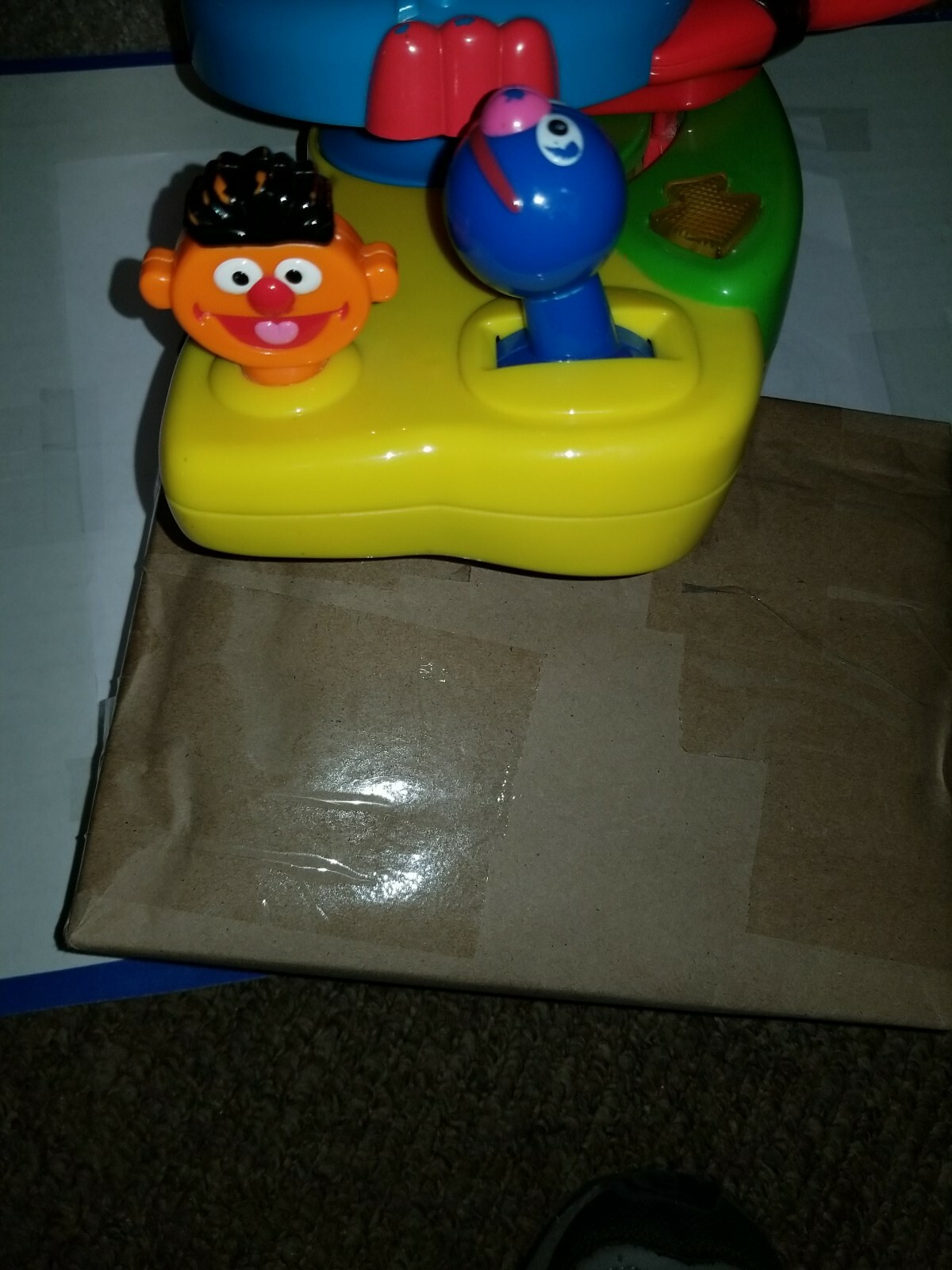 Sesame Street Elmo Giggle 'n Go Driver Steering Wheel Toy Mattel 2006 ...