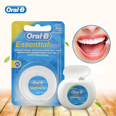 Oral-B Essential Floss Unwaxed Regular 50m | eBay