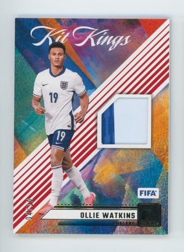 2024-25 Ollie Watkins Panini Donruss FIFA Gold England Jersey Patch ...
