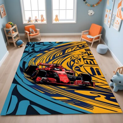 Formula 1 Rug,F1 Home Decor,Race Car Rug,Boys Room Rug,Motorsport Fan ...
