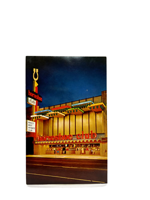 RENO POSTCARD Horseshoe Club Restaurant Bar Gaming VGUC 3 1/2"x5 1/2 ...