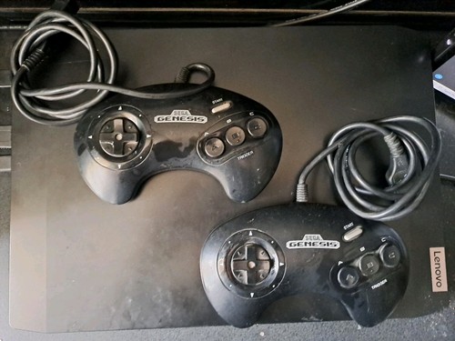 Sega Genesis Controllers(2 controllers)3 Button Model 1650 original ...