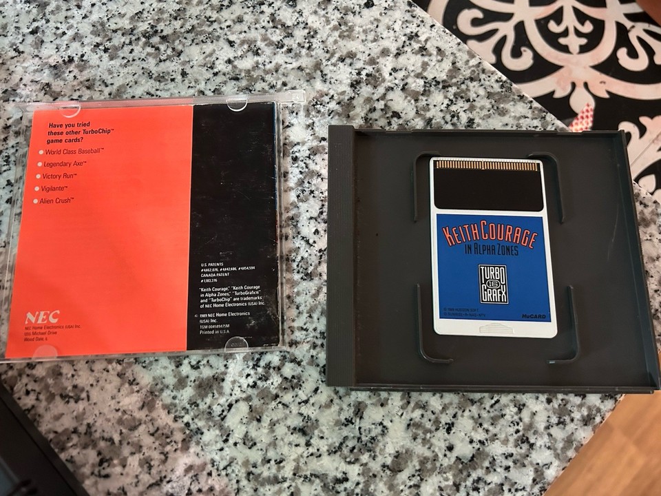 NEC TurboGrafx 16 TG16 Console W/ Keith Courage - Tested - Authentic | eBay