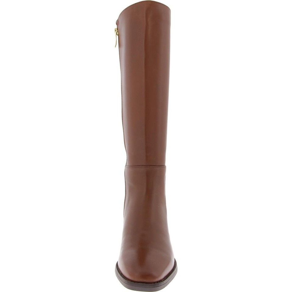 Easy Spirit Womens LORETTA Leather Casual Zipper Knee-High Boots Shoes ...