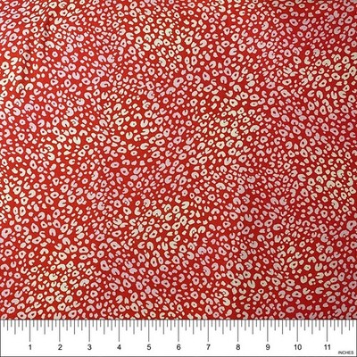 Spots on Red by Leslie Moak Murray Cotton Fabric, Quilt Sew | by the ...