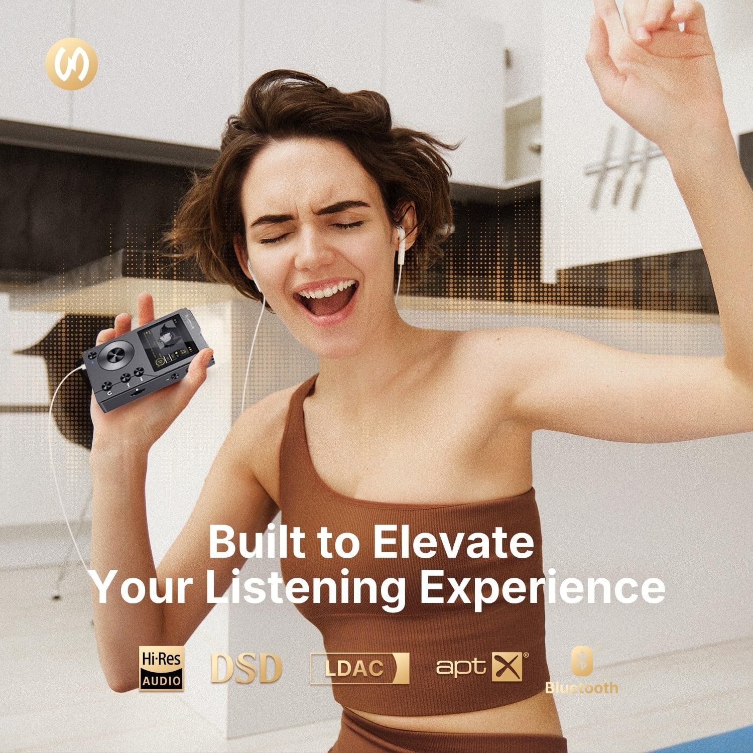 F20 HiFi MP3 Player with Bluetooth5.2, Lossless DSD High Resolution ...