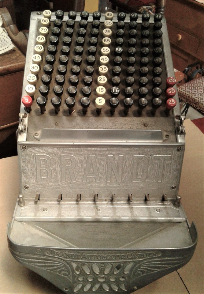 Antique Brandt Automatic Cashier Coin Change Machine | eBay