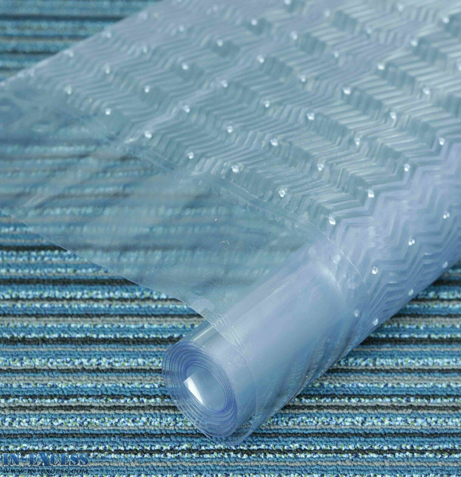 4ft Hallway Carpet Protector Runner Vinyl Plastic Mat Guard Home Office ...