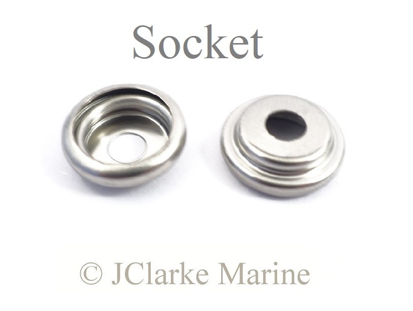 Marine grade stainless steel snap fastener kit 316 A4 boat canopy ...