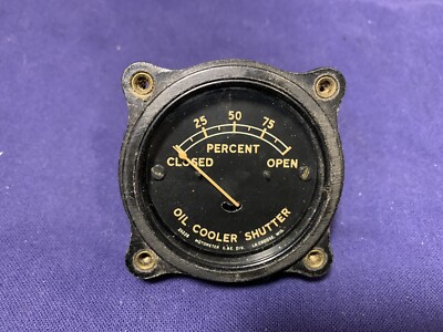 WW2 Oil Cooler Shutter Indicator Gauge 629050 WWII | eBay