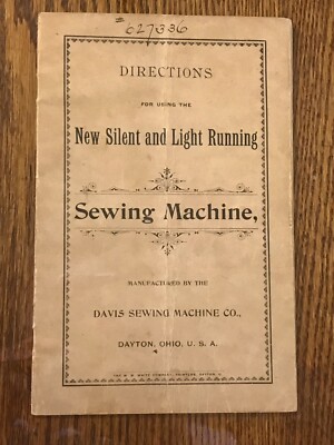 Sewing (Pre-1930) - Davis Sewing Machine