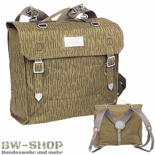 ORIGINAL NVA STURMGEPÄCK + TRAGEGESTELL DDR TASCHE RUCKSACK STRICHTARN ...
