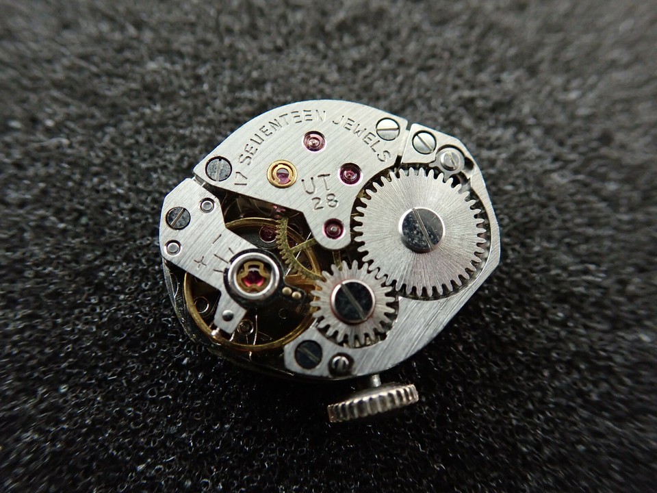 VINTAGE 18.4MM LADIES ORVIN SWISS WRIST WATCH MOVEMENT CAL. UT 28 ...