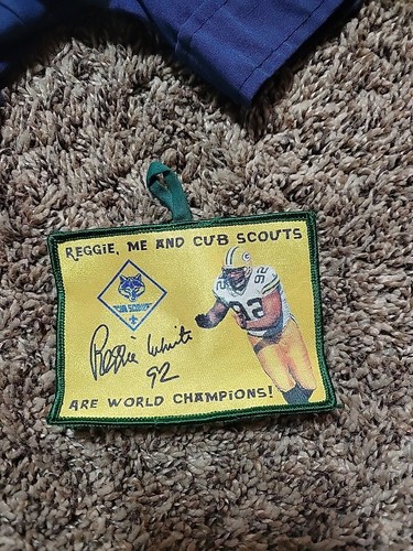 1992 Reggie White Green Bay Packers 3”x4” Cub Scout BSA Patch Wisconsin | eBay