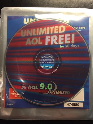 Collector's CD AOL America Online unlimited 9.0 Sealed | eBay