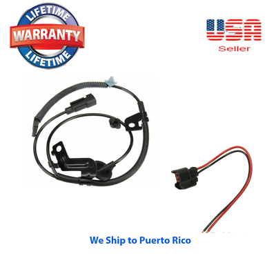 Rear Left ABS Speed Sensor + CONNECTOR Fit:Jeep Compass Patriot Dodge ...