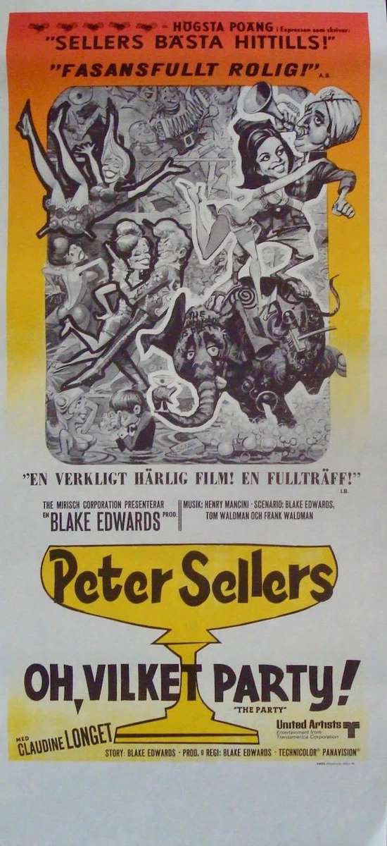 Peter Sellers The Party Poster