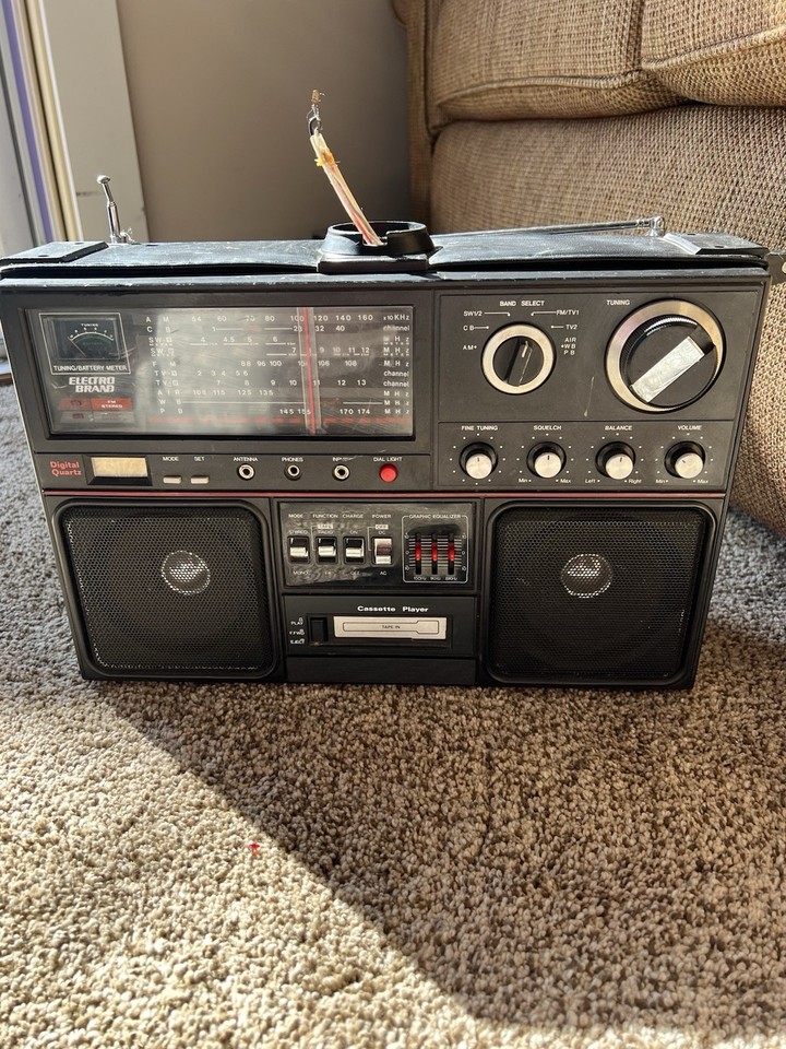 Electro Brand Model 2971 Band Shortwave Radio Cassette Player; Tested ...
