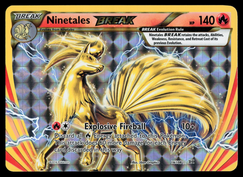 Ninetales BREAK 16/108 Evolutions Holo Rare Pokemon Card | eBay