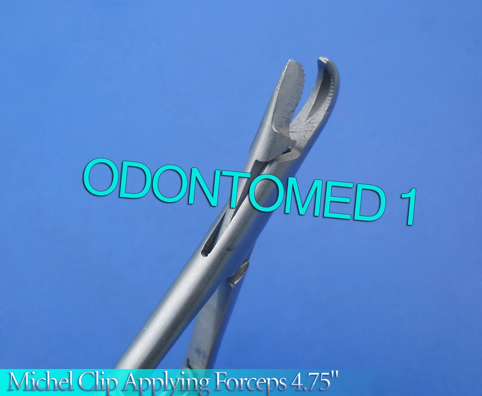 3 Michel Clip Applying Forceps 4.75" Surgical Instrument Suture ...