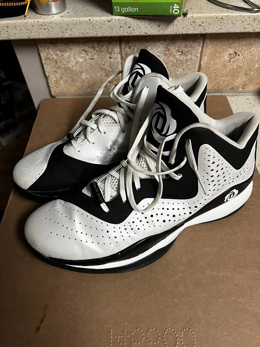 Derrick Rose Shoes White And Black