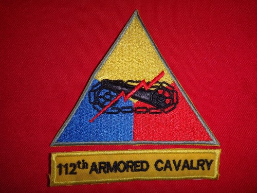 Vietnam Guerre Armée Américaine 112th Armored Cavalerie Regiment Patch ...