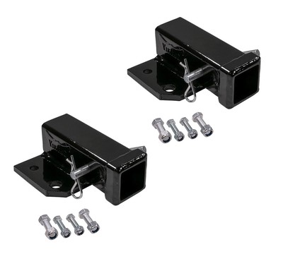 2Pcs Bolt-On Receiver Hitch for 2" Transformer Tractor Hitch Towing Cap ...