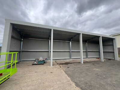 Steel Frame Mono Slope Canopy | eBay UK