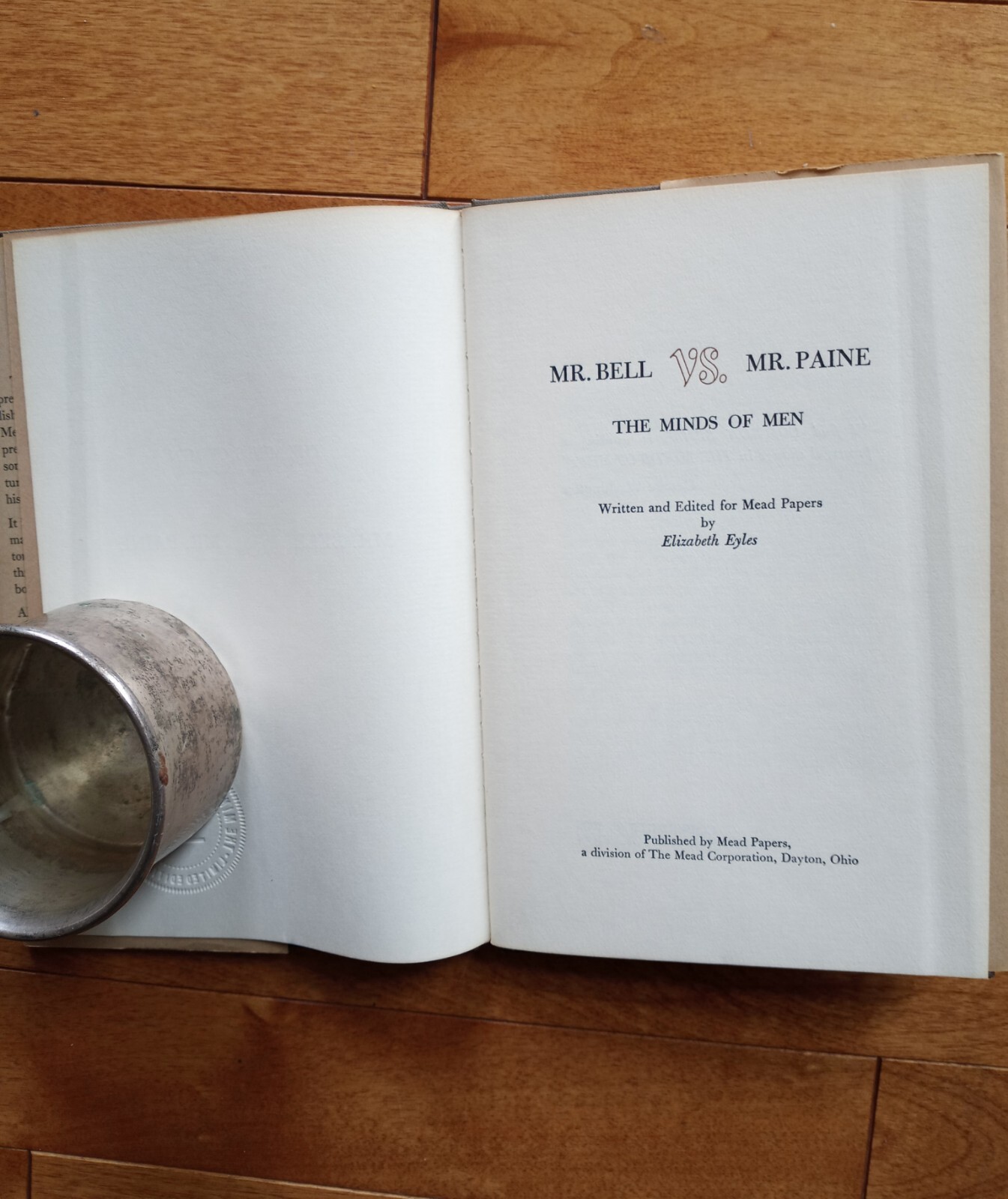 MR. BELL VS. MR. PAINE The Minds of Men limited Edition#841 Elizabeth ...