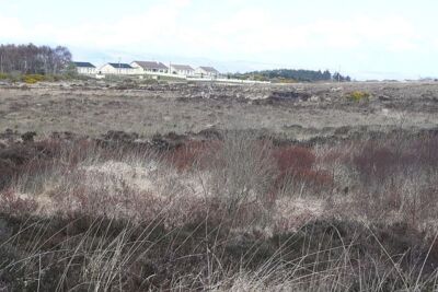 Photo 6x4 Peat bog and new development Caragh Bridge The age-old peat ...