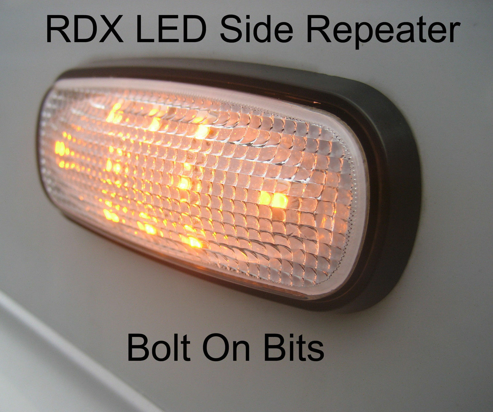 RDX LED CLEAR 10 Lights/Large Rear Side Repeaters Defender 1994 to 1998 ...