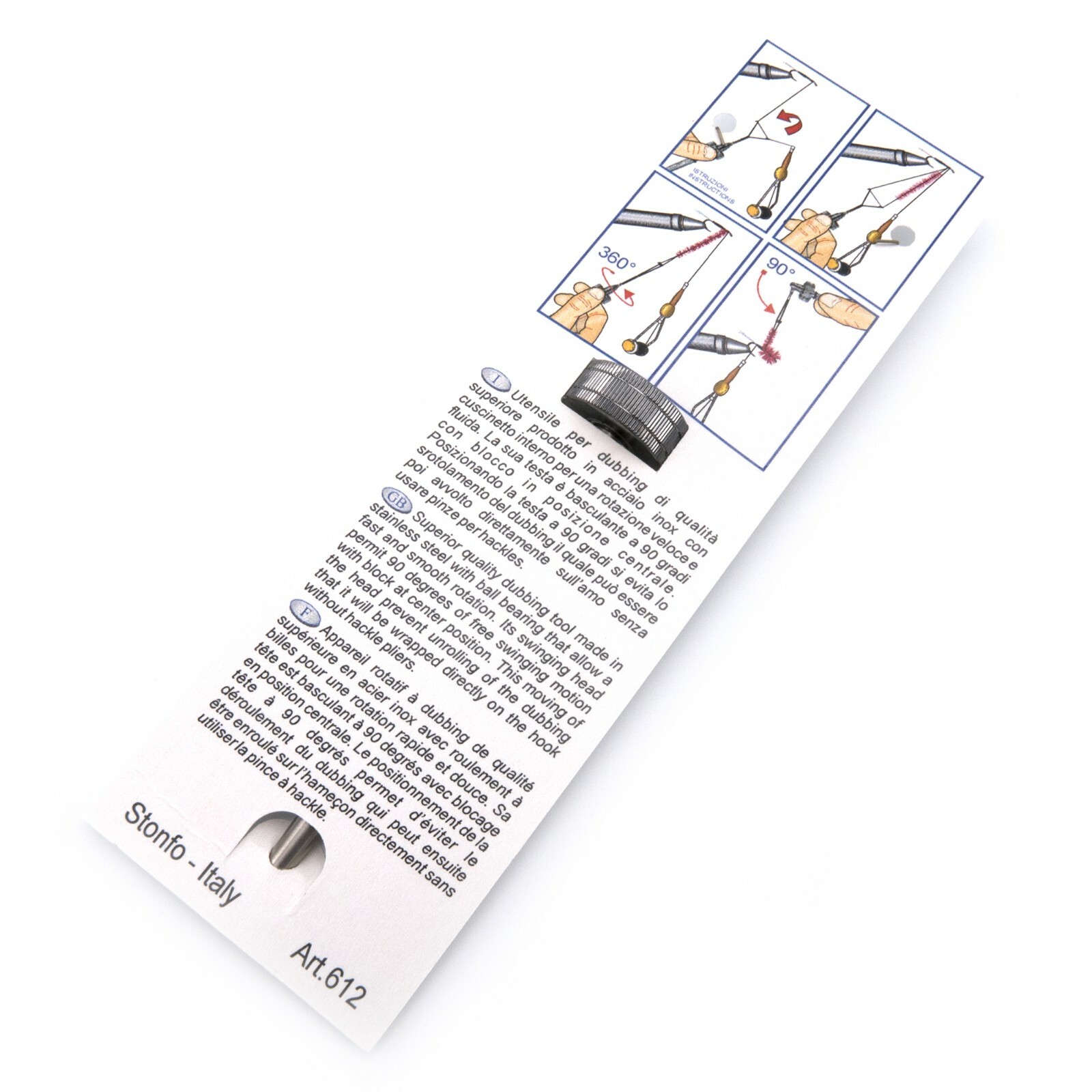 STONFO ELITE ROTODUBBING TWISTER - Fly Tying Dubbing Loop Spinner Tool ...