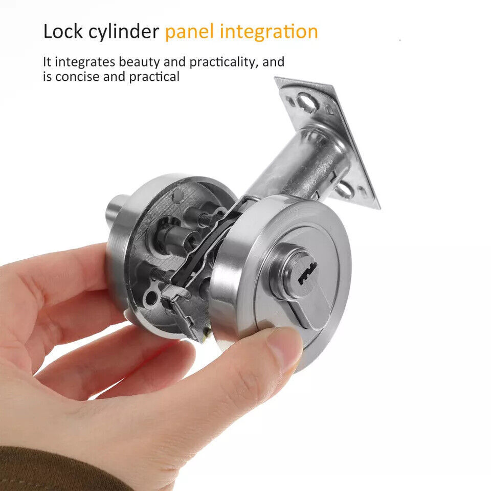 Home Single Deadbolt Door Lock Cylinder Lock Keyed Door Lock Hidden ...
