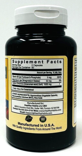 Healthy Habits Striction BP Blood Pressure Dietary Supplement - 120 Veg ...