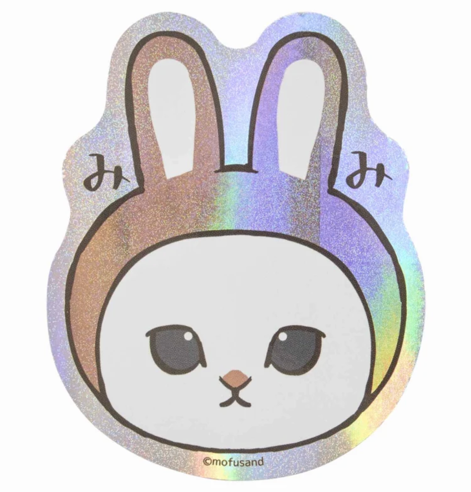 Mofusand Holo sticker Rabbit Cute Kawaii Japan | eBay