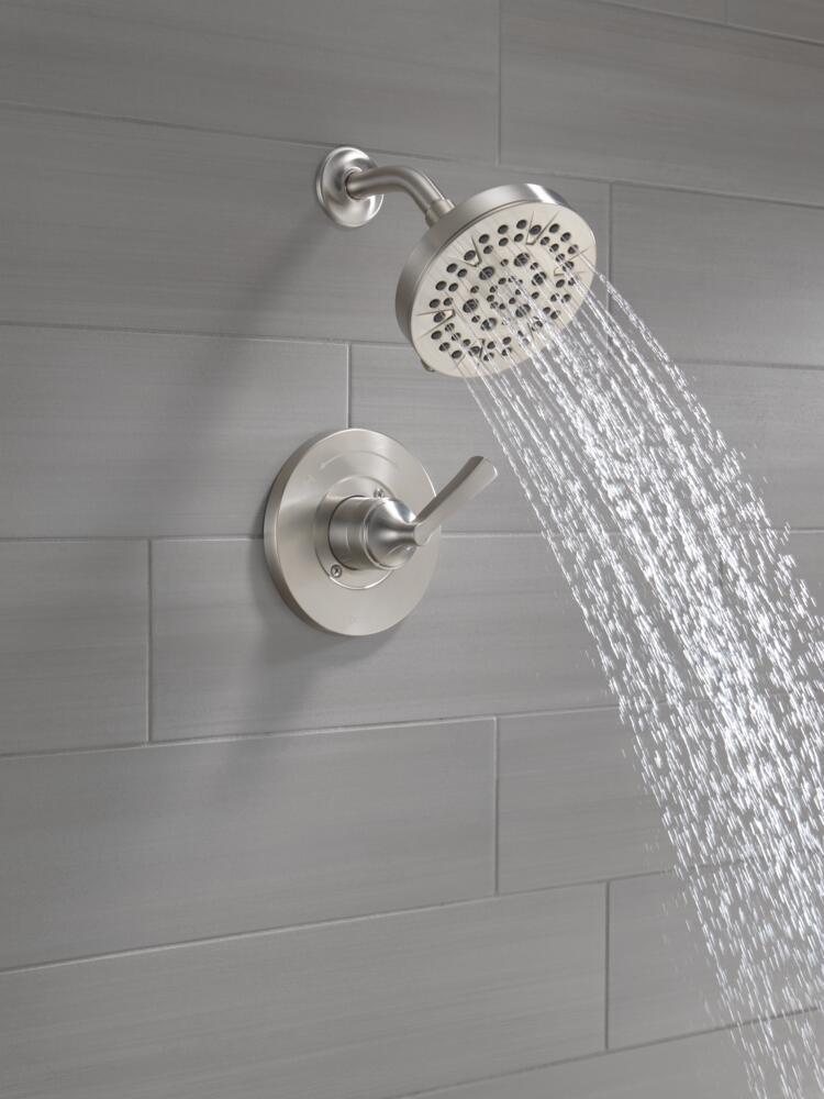Delta Faryn 1 Handle 5-Spray Shower Faucet Stainless-Certified ...