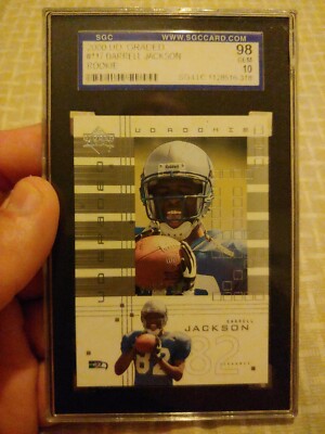 2000 UD Graded Rookies SGC/1325 #117 Darrell Jackson rookie 98 gem Rare ...
