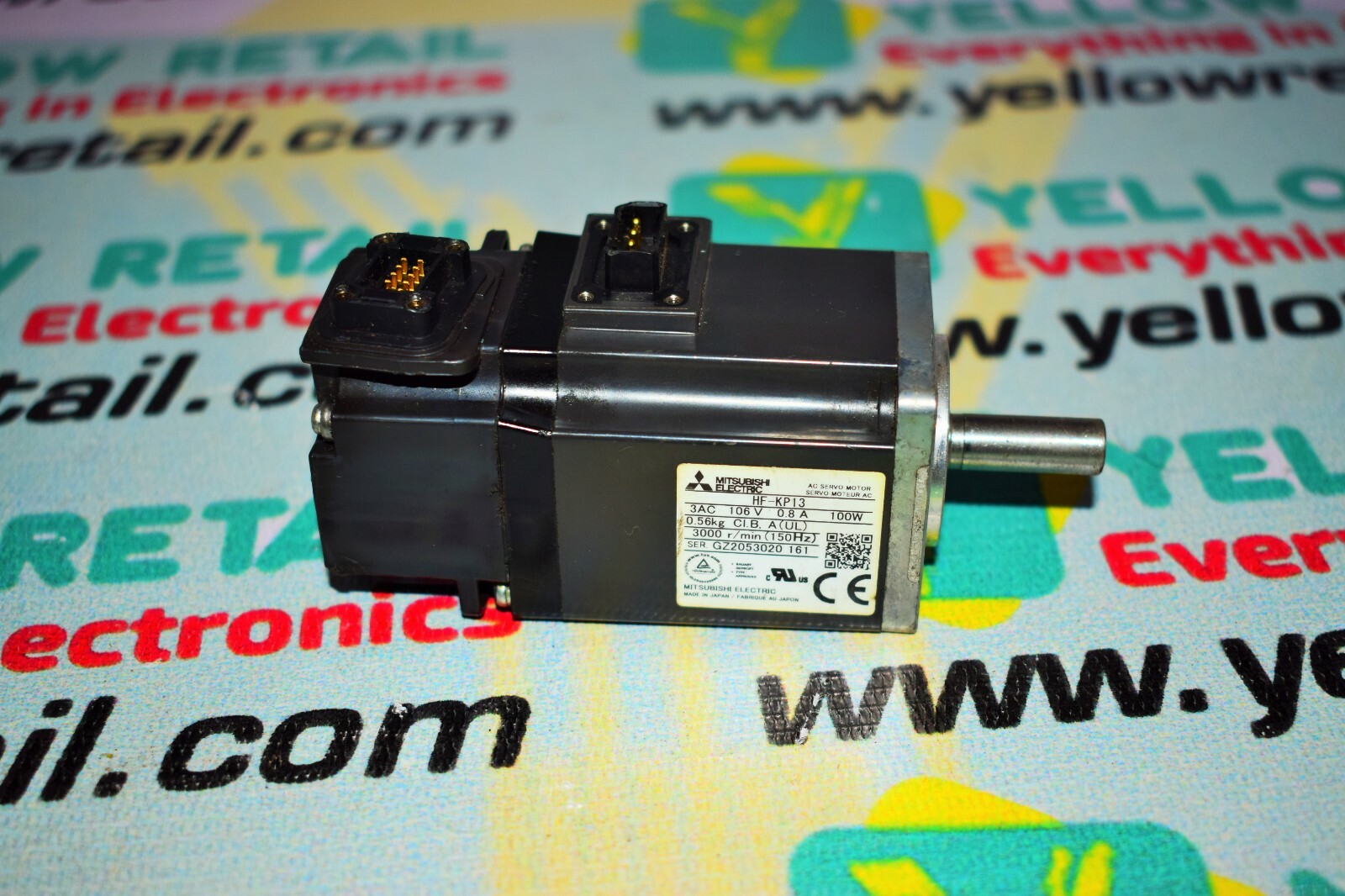 HF-KP13 Mitsubishi Servo Motor 100W 100V 200V 2.4A 6000rpm 0.95Nm HF-KP ...