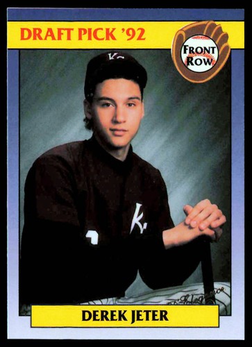 1992 Front Row Draft Pick #NNO Derek Jeter Promos PROMO New York ...