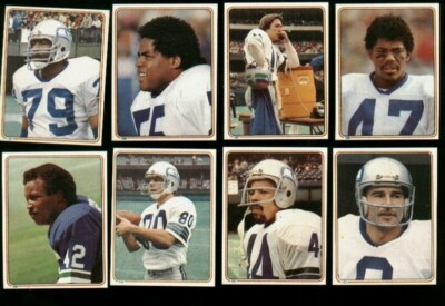 1983 Seattle Seahawks Sticker Set JIM ZORN STEVE LARGENT JOHN HARRIS ...