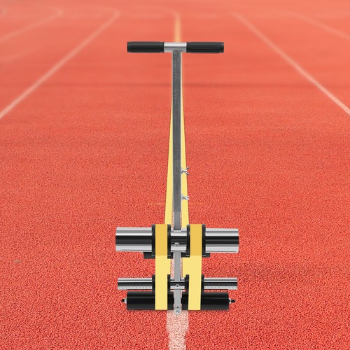 Tape Marking Machine Floor Warning Line Marking Tool for Court Sport ...